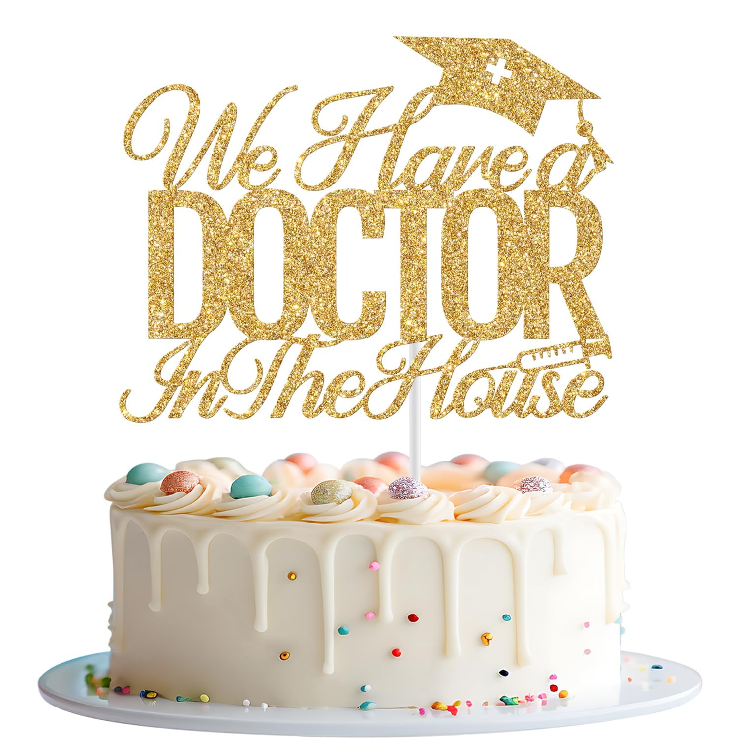 We Have A FEV6 Doctor in the House Cake Topper, Doctor Graduation ...