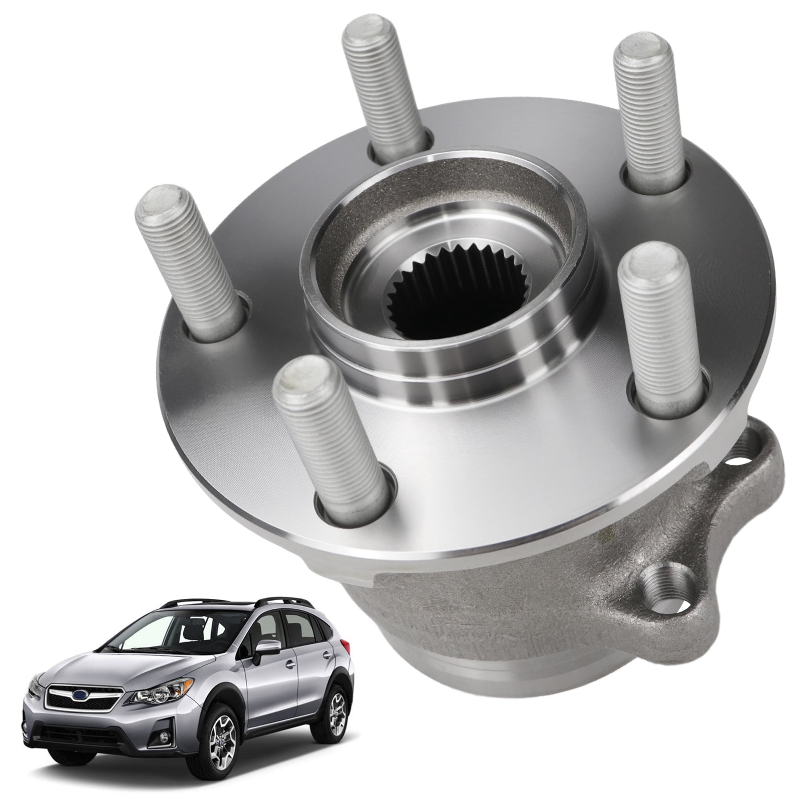 FEXON 512518 Rear Wheel Bearing and Hub Assembly with 5-Lug Compatible ...
