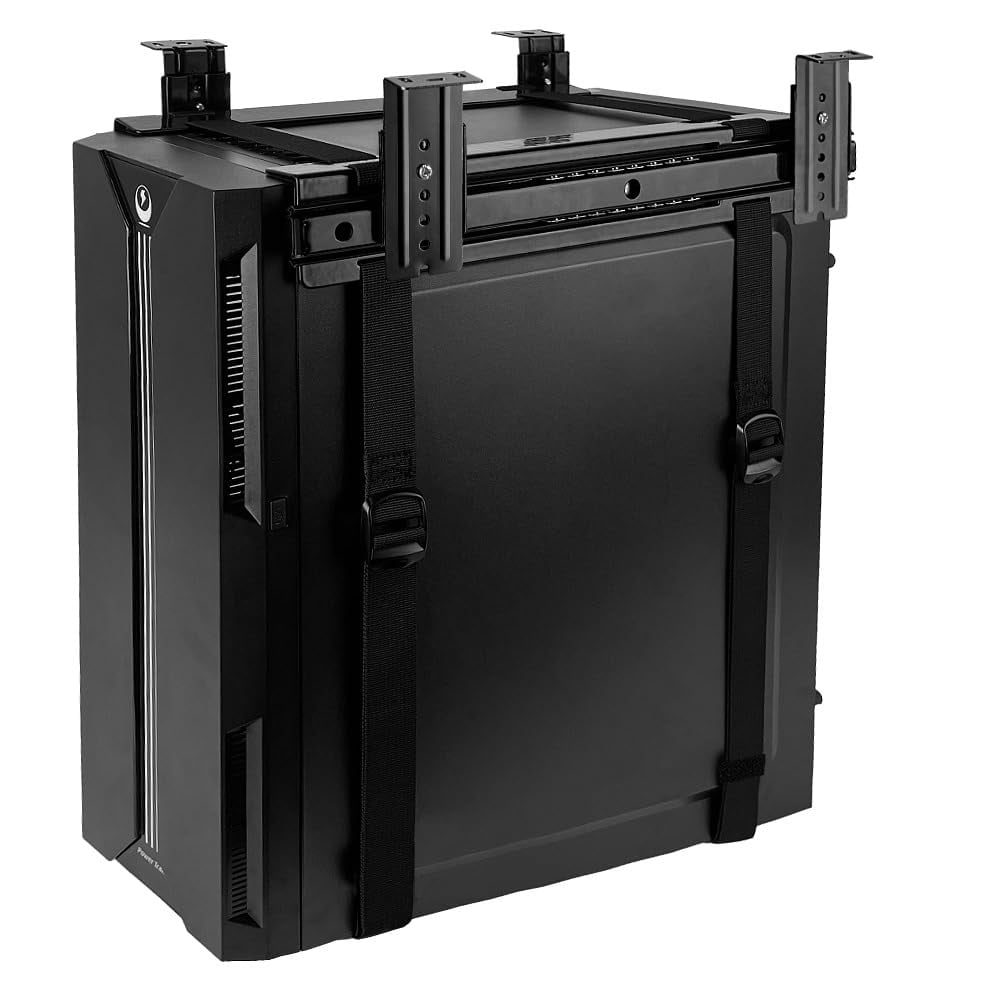 FEYRUN Under Desk Slide Out PC Mount with Anti-Scratch Sponge ...