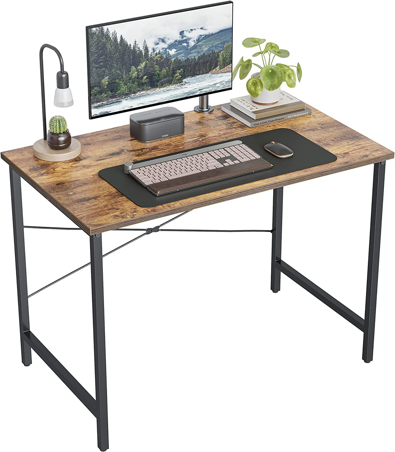 FEZIBO 32 inch Computer Desk Home Office Small Desk, Modern Simple ...