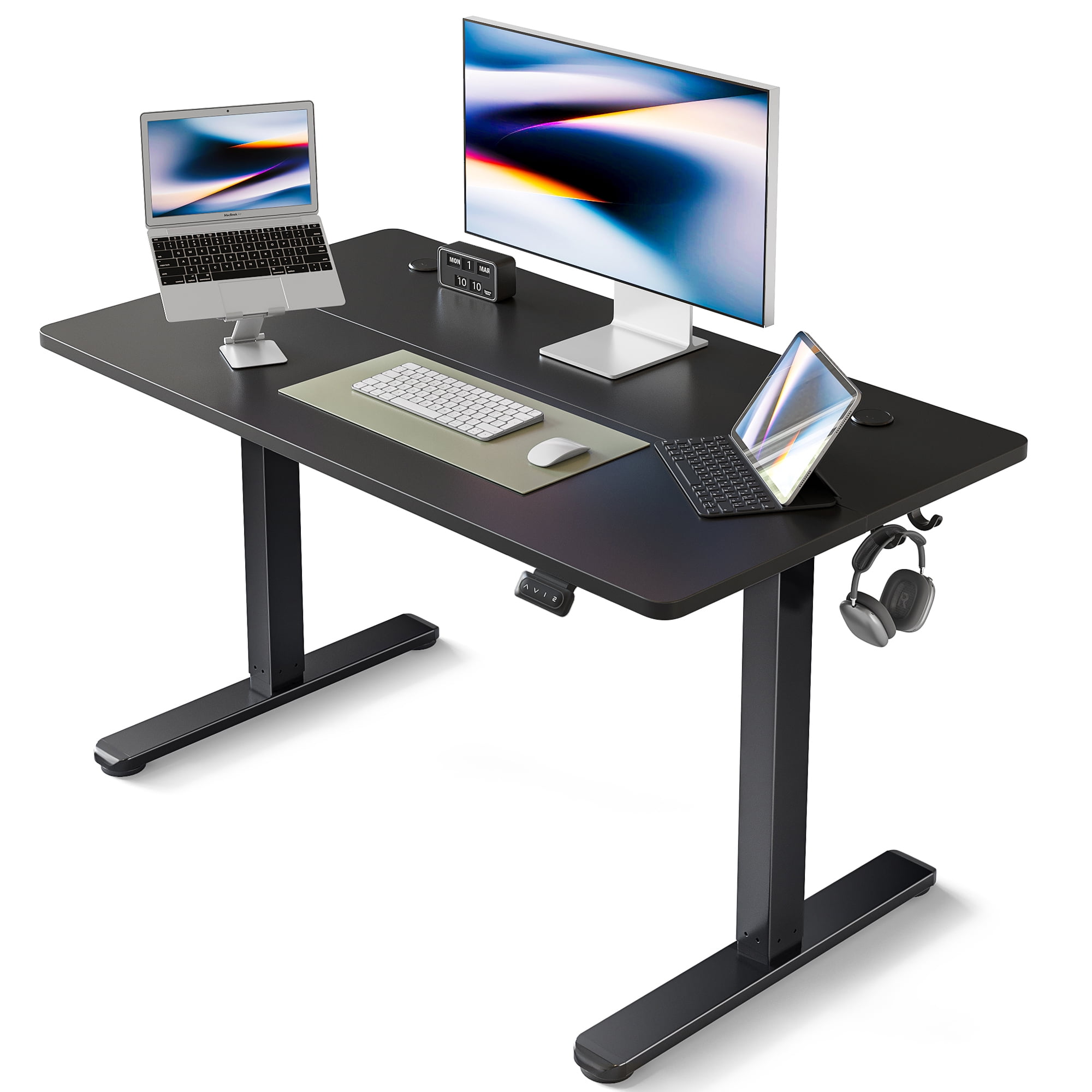 "DESINO 40""x24"" Adjustable Electric Raising Lift Standing Desk ...
