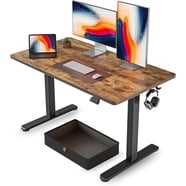 DESINO 55" x 24" Height Adjustable Electric Standing Desk with Double ...
