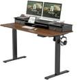 FEZIBO Ergonomic Electric Standing Desk, 55x24 Inch, Adjustable Height ...