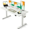 "FEZIBO Adjustable Standing Desk 63""x24"", Electric Stand Up Table ...