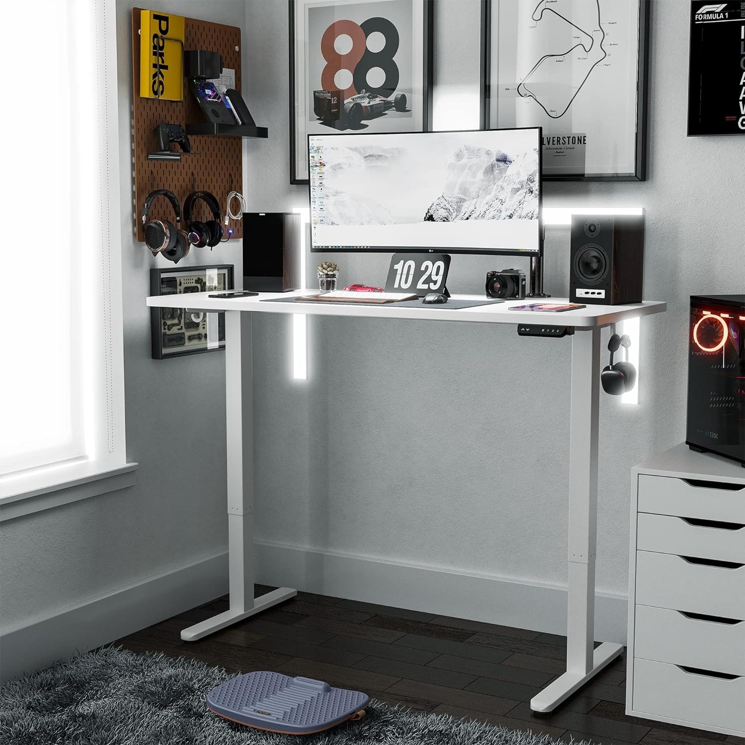 FEZIBO/Home Office Furniture/Wood/Standing Desk /Desks/Splice Board 55 ...
