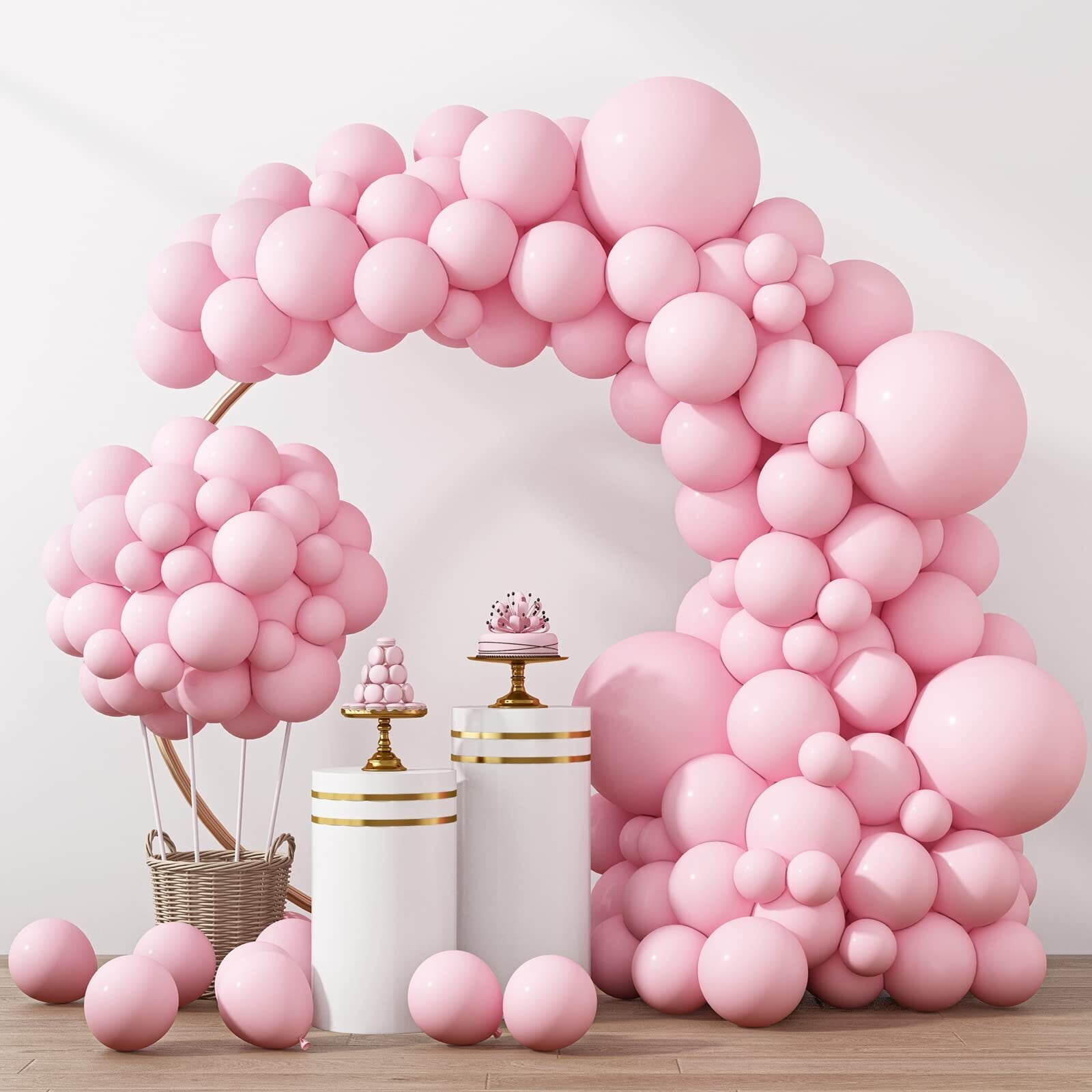 FF. 129pcs Dark Green Balloons Different Sizes 18 12 10 5 Inches ...