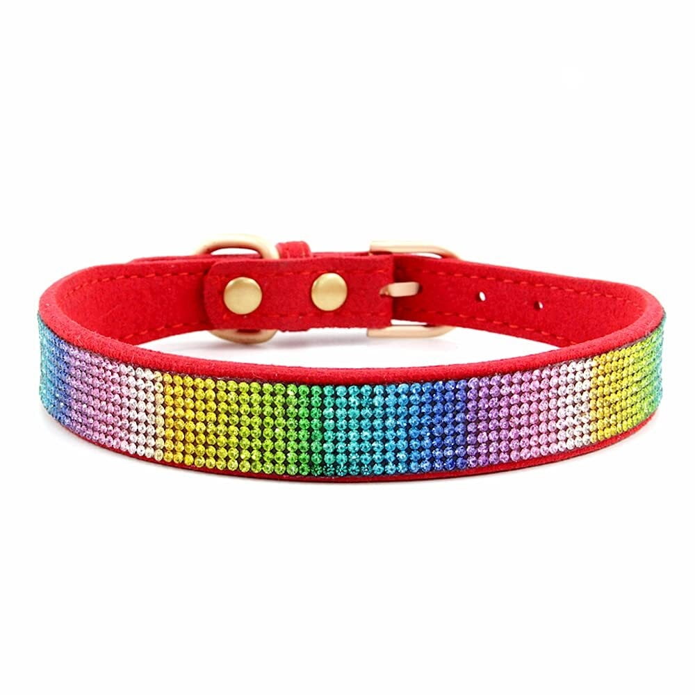 FF. Cute Dog Collar with Bling Rhinestone, Fancy Crystal Diamond ...
