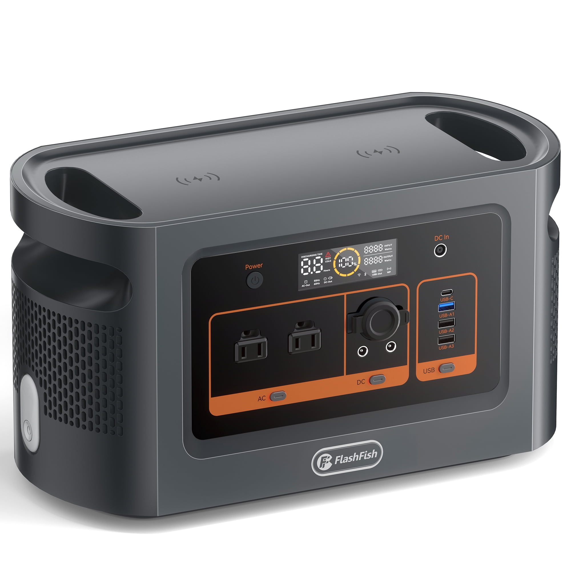 FF FLASHFISH Portable Power Station; 1008Wh/315000mAh LiFePO4 Battery ...