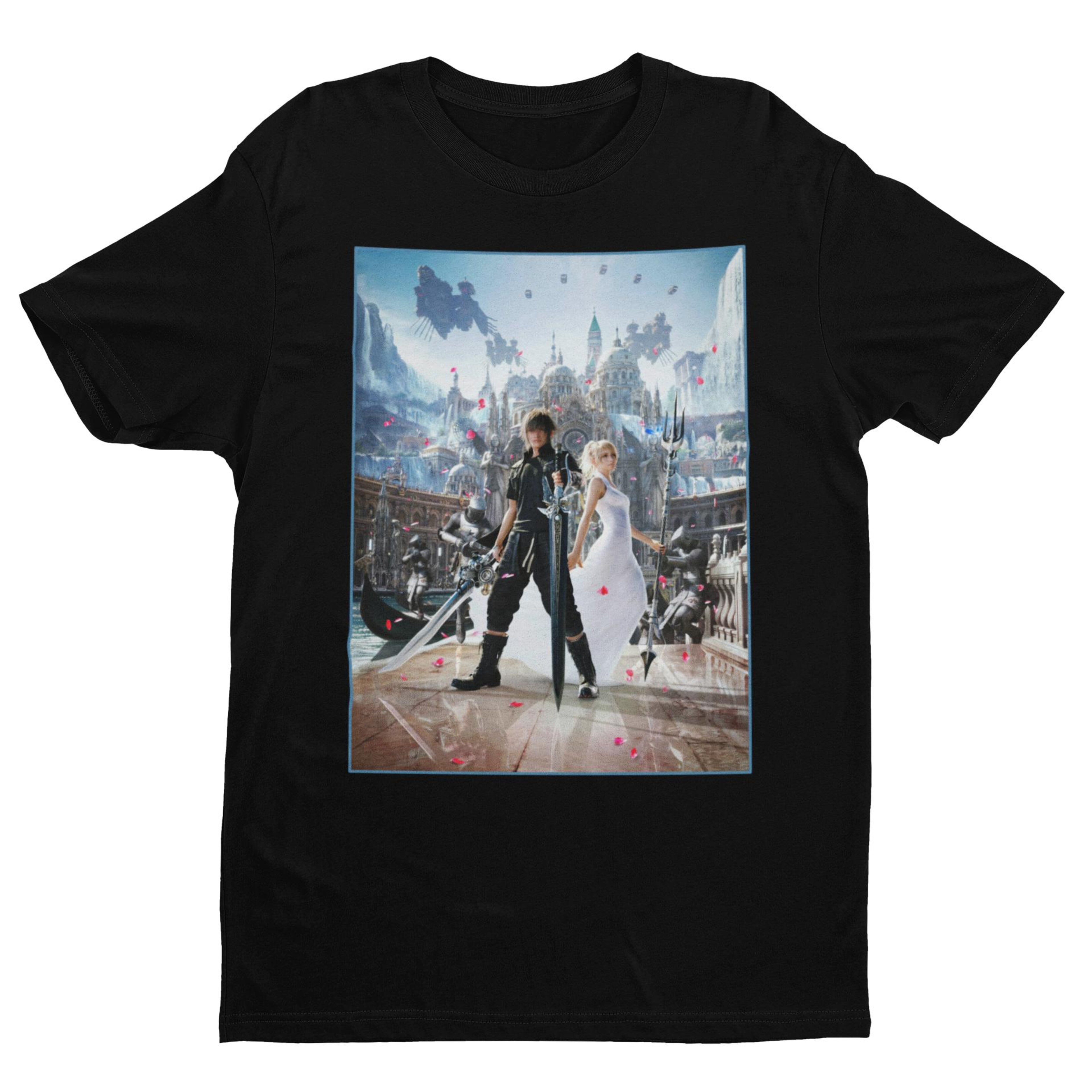FF15 XV Noctis and Luna Premium Unisex T-shirt | Box Art | Gifts for Him, Her, Final Fantasy ...