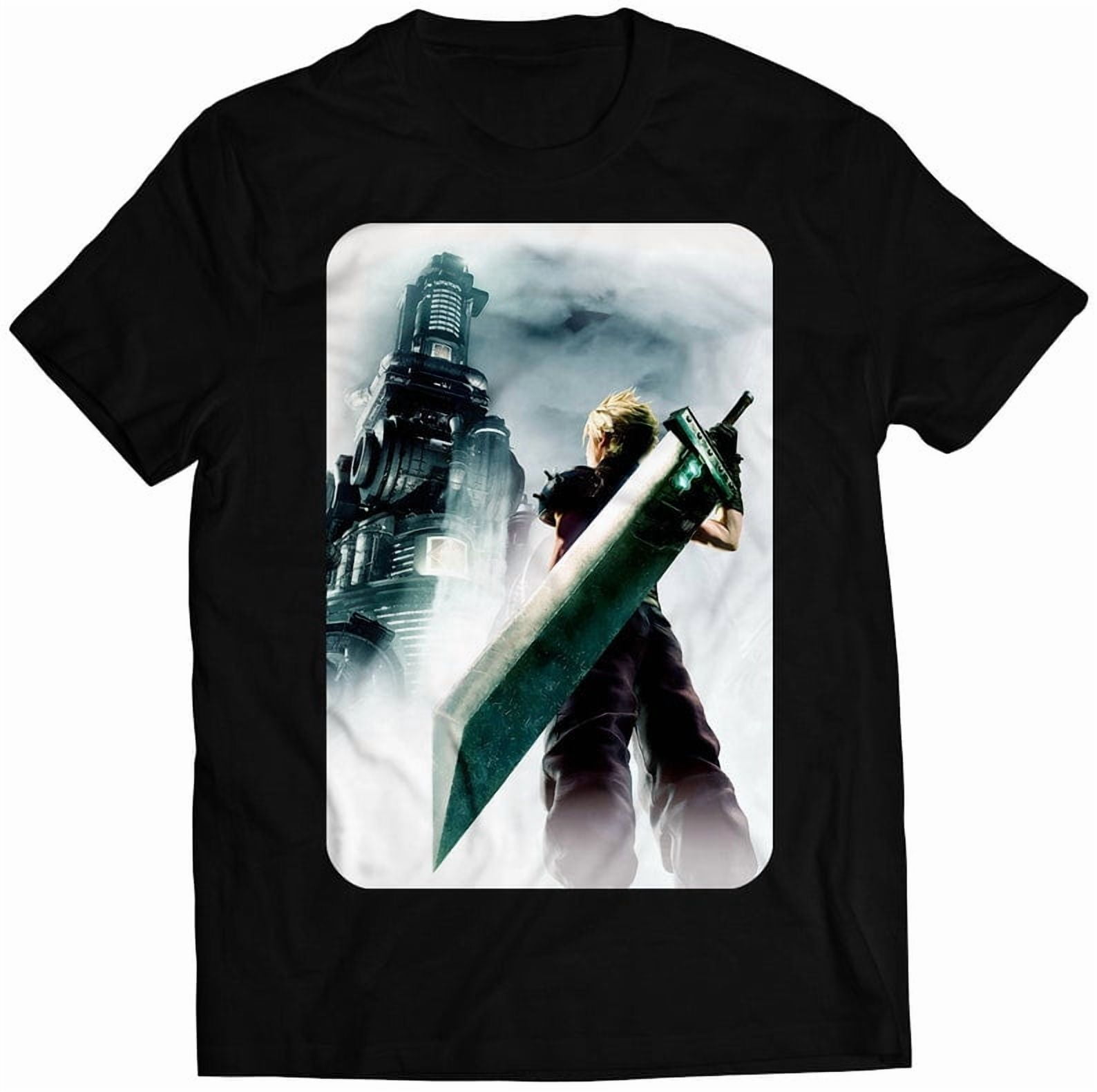 FF7 VII Cover Premium Unisex T-shirt (vectorized Design) - Walmart.com