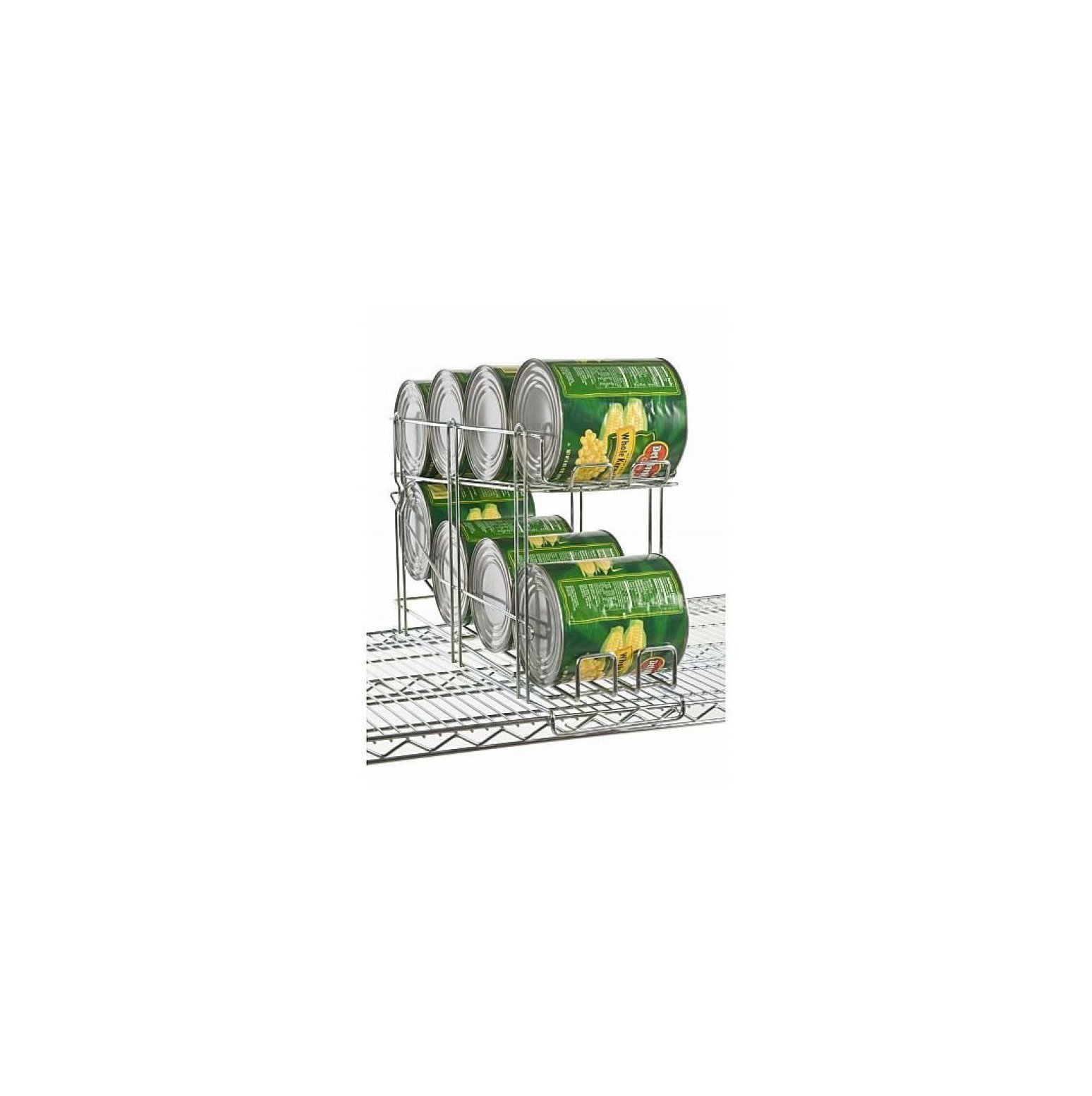 FFCR10CH Wire Can Rack, 24-13/16" x 7-7/8" x 13-5/16", Front Loading ...