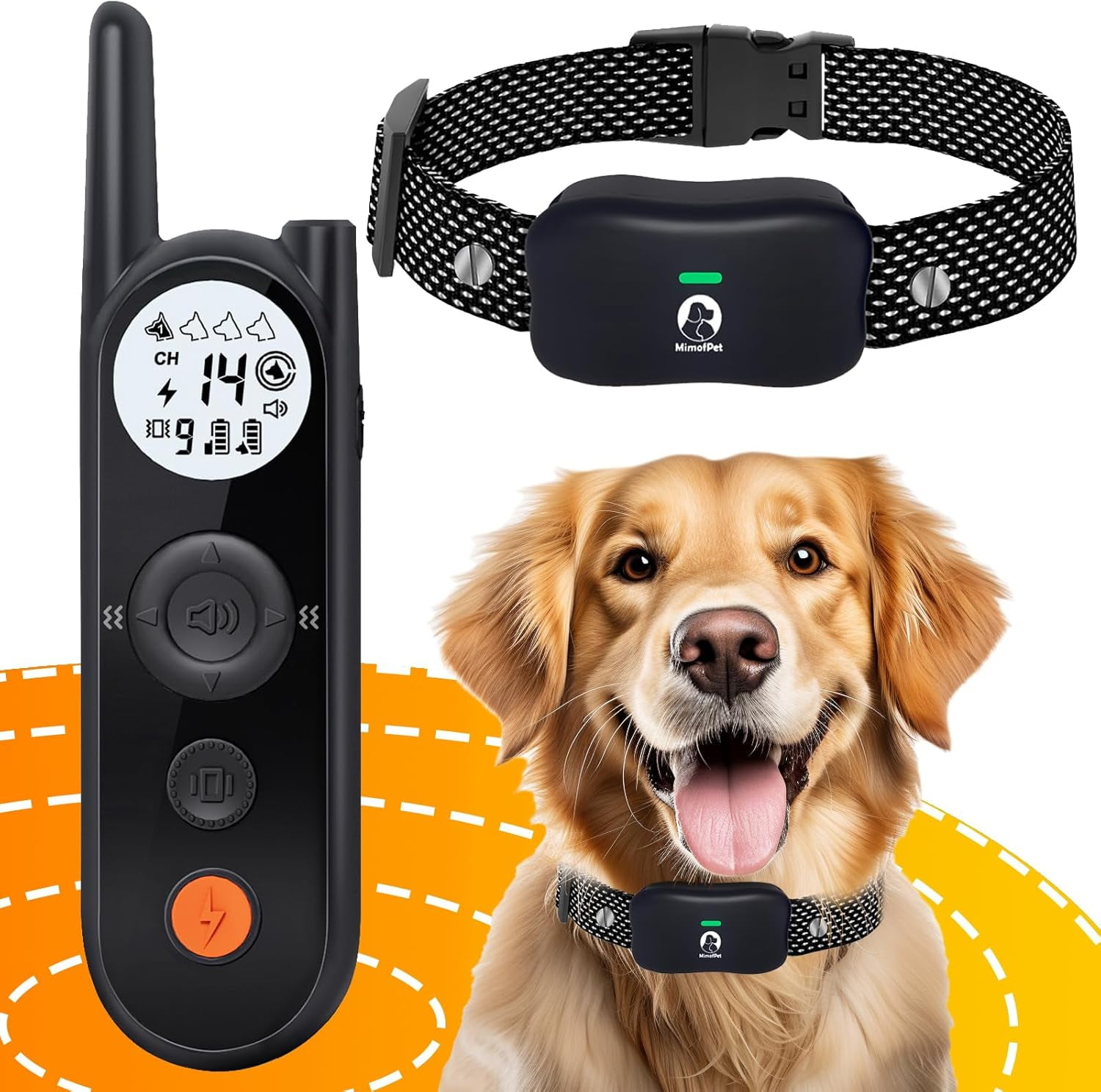 FFDAA Wireless Dog Fence System with Training Remote - Up to 3500ft ...