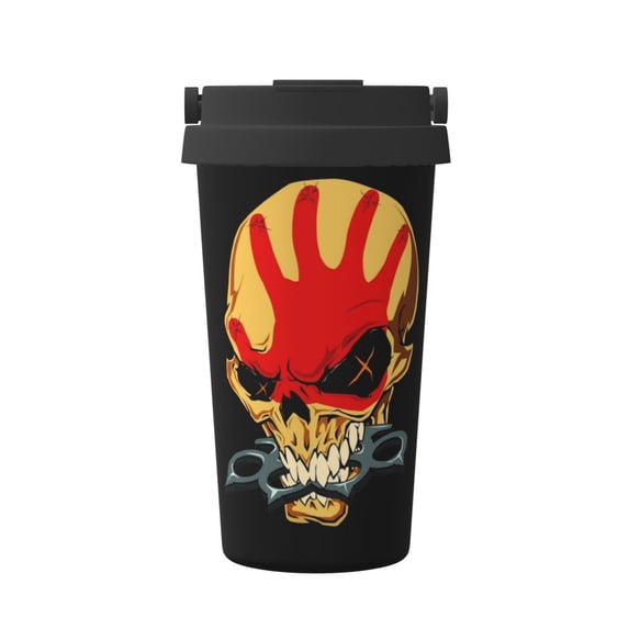 FFDP-Skull Five-Finger-Death-Punch Insulated Coffee Mug Portable ...
