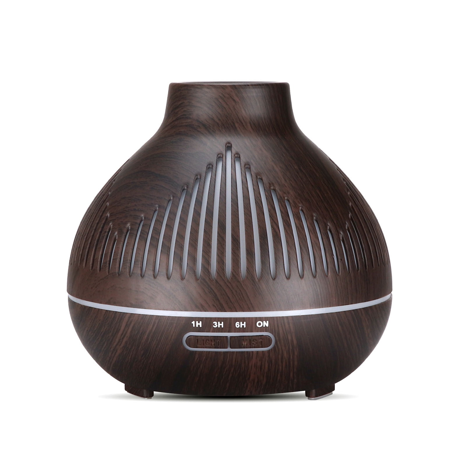 FFENYAN 400ML Wood Grain Essential Oil Diffuser with Remote Control ...