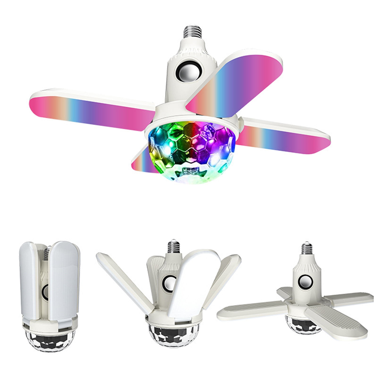 FFENYAN 50W LED Ceiling Light With Bluetooth Speaker 15 Inch Music ...