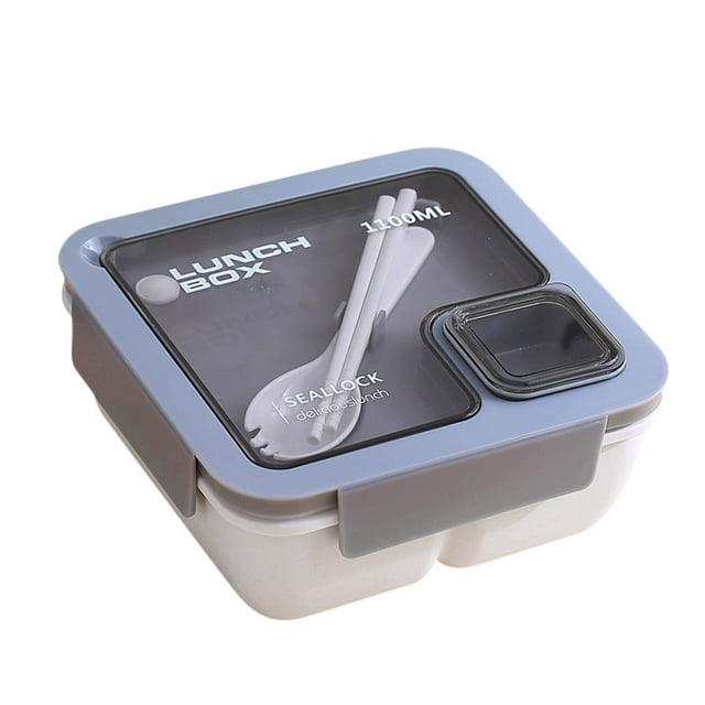 FFENYAN Compartmentalized Lunch Box Portable Plastic Partition ...