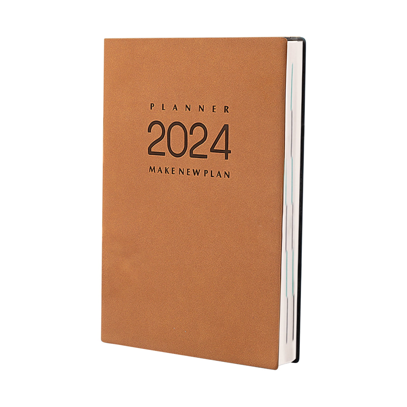 FFENYAN Daily Planner Notebook Agenda Book 2024 One Page Per Day 365 ...