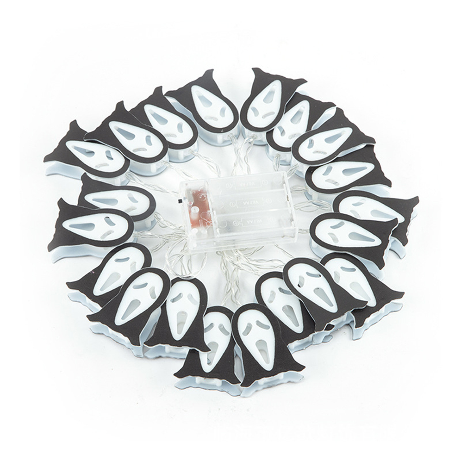 FFENYAN Gift LED Halloween New Painted Flat Ghost String Light String ...