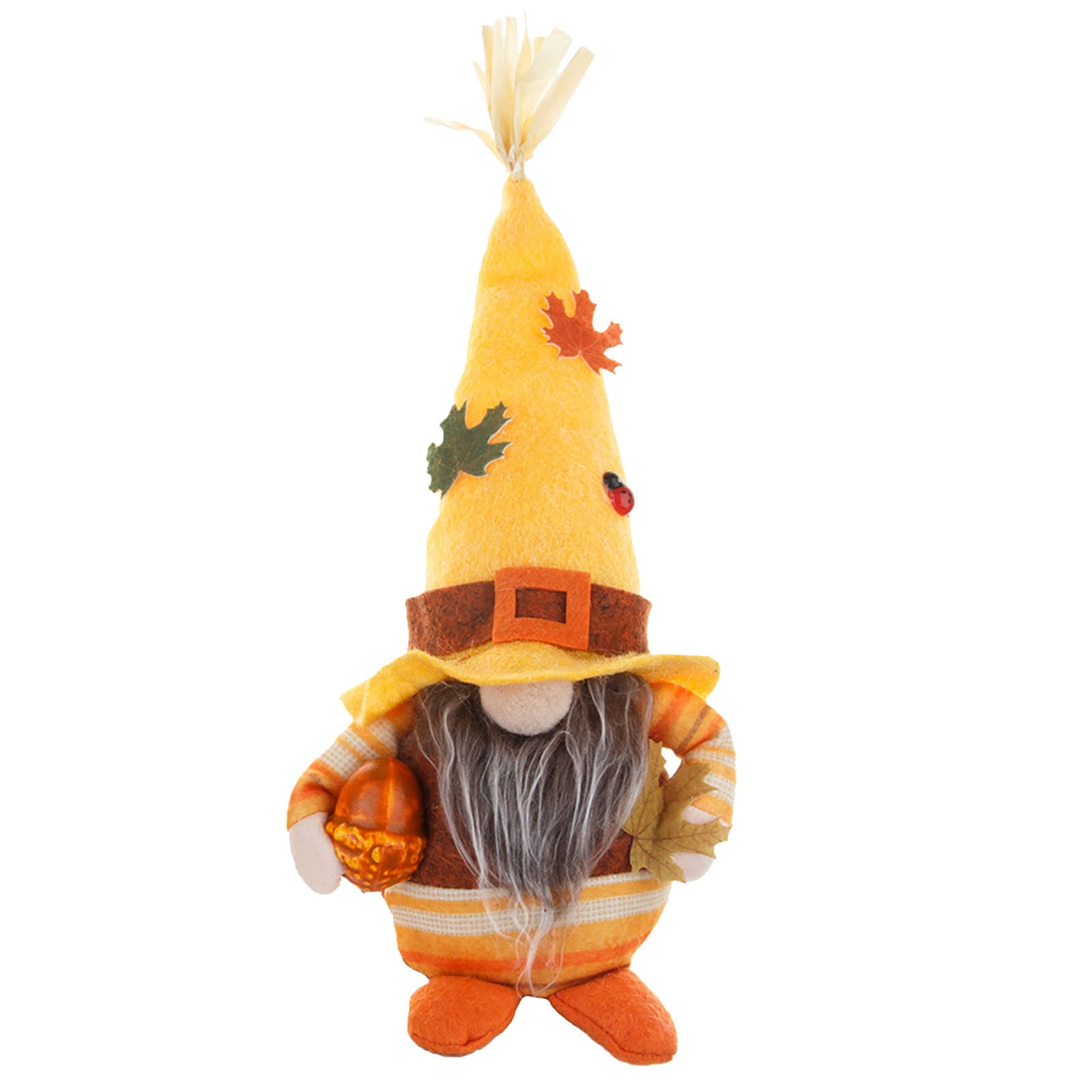 FFENYAN Gift Thanksgiving Maple Scarecrow Faceless Old Man Dwarf Doll ...