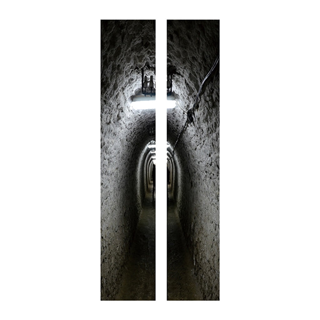 FFENYAN Halloween Door Sticker Horror Bathroom Decor Supplies for ...