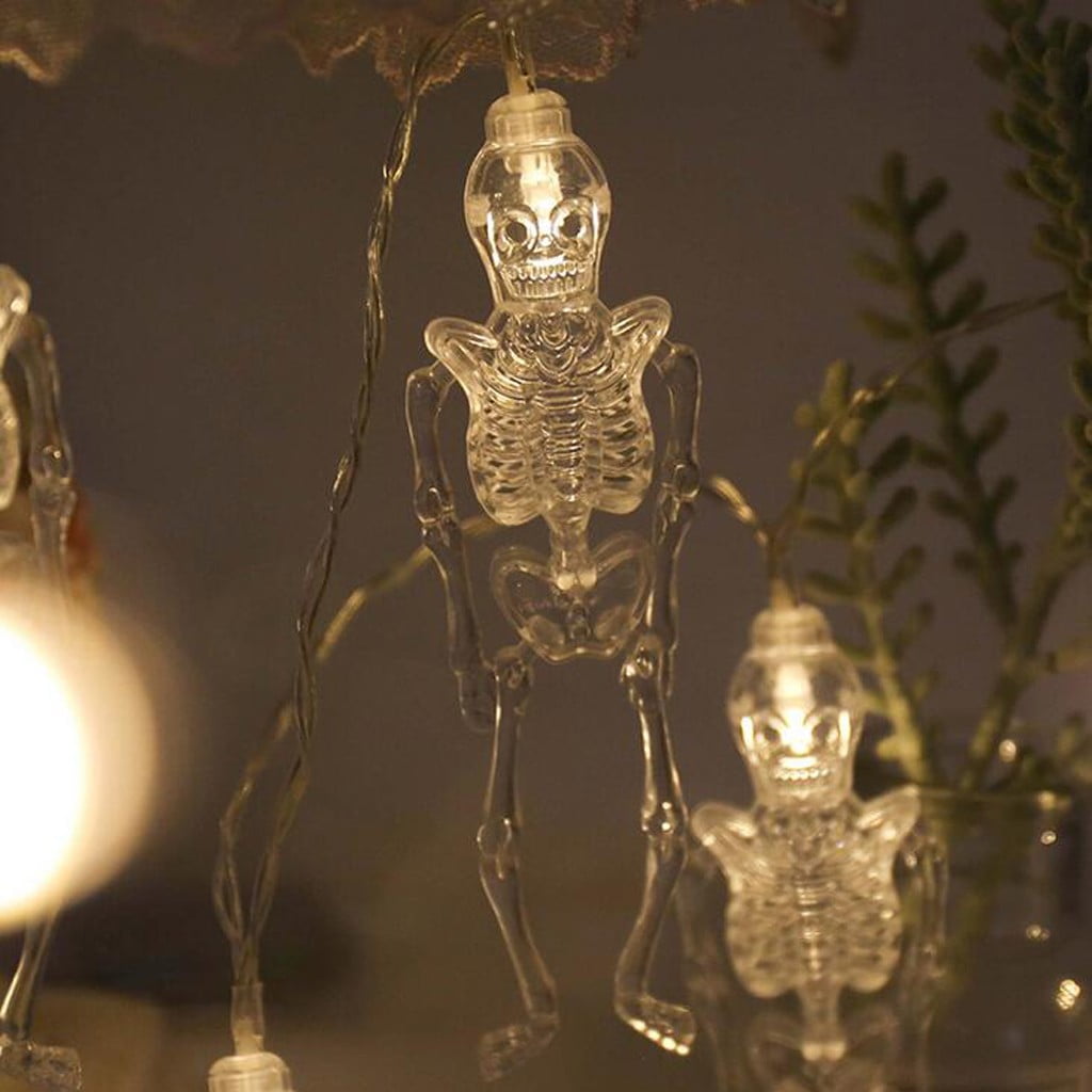 FFENYAN Halloween Skeleton String Lights String Shaped Copper Wire Lamp ...