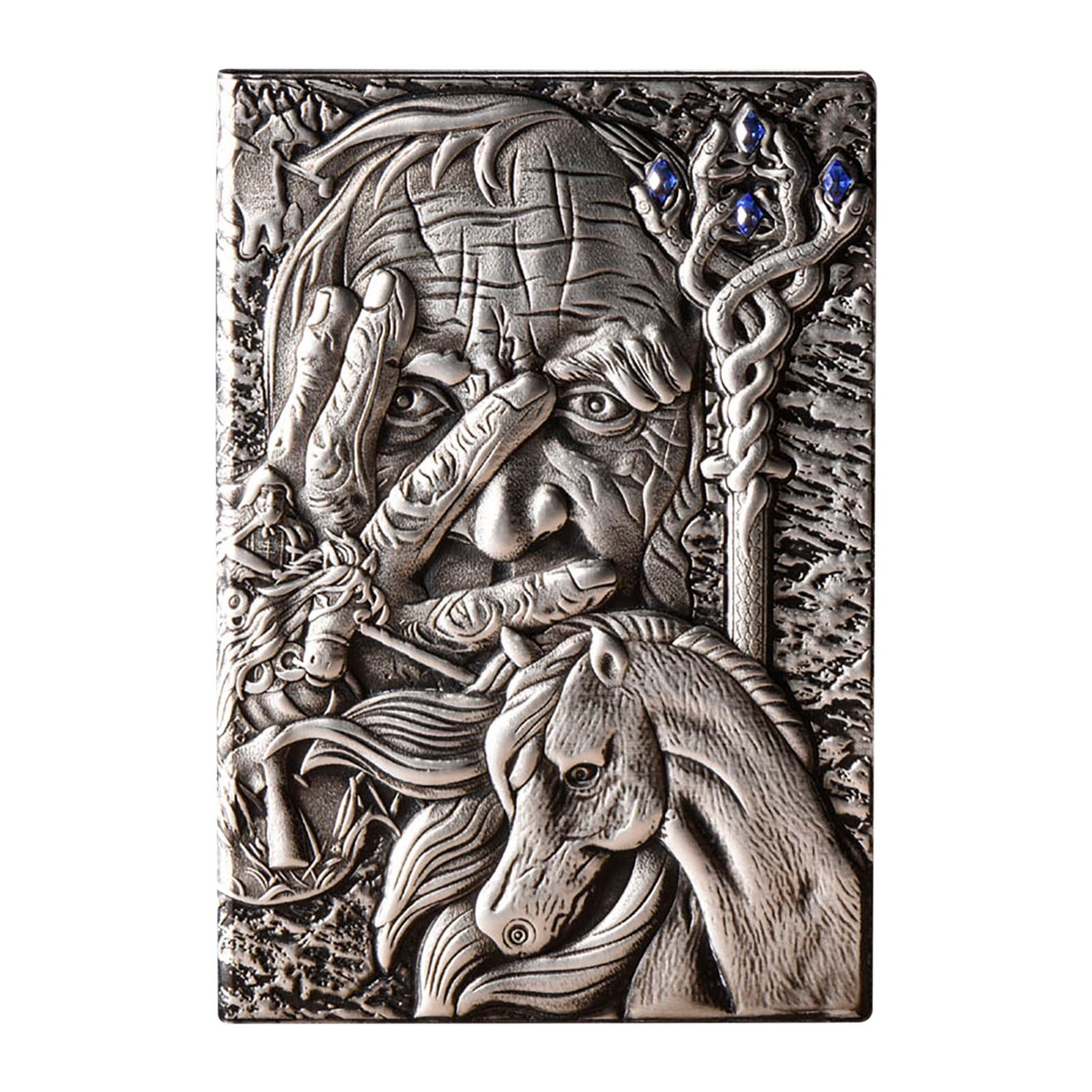 FFENYAN Reusable Notebook Retro Embossed Magician Notebook European ...