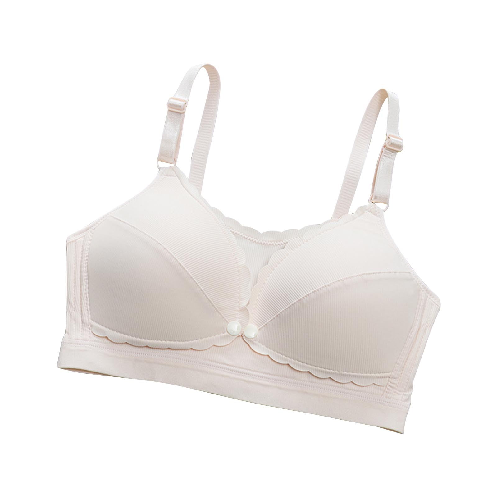 FFENYAN Stripe No Underwire Full Coverage Comfort Supportive Pull Up ...