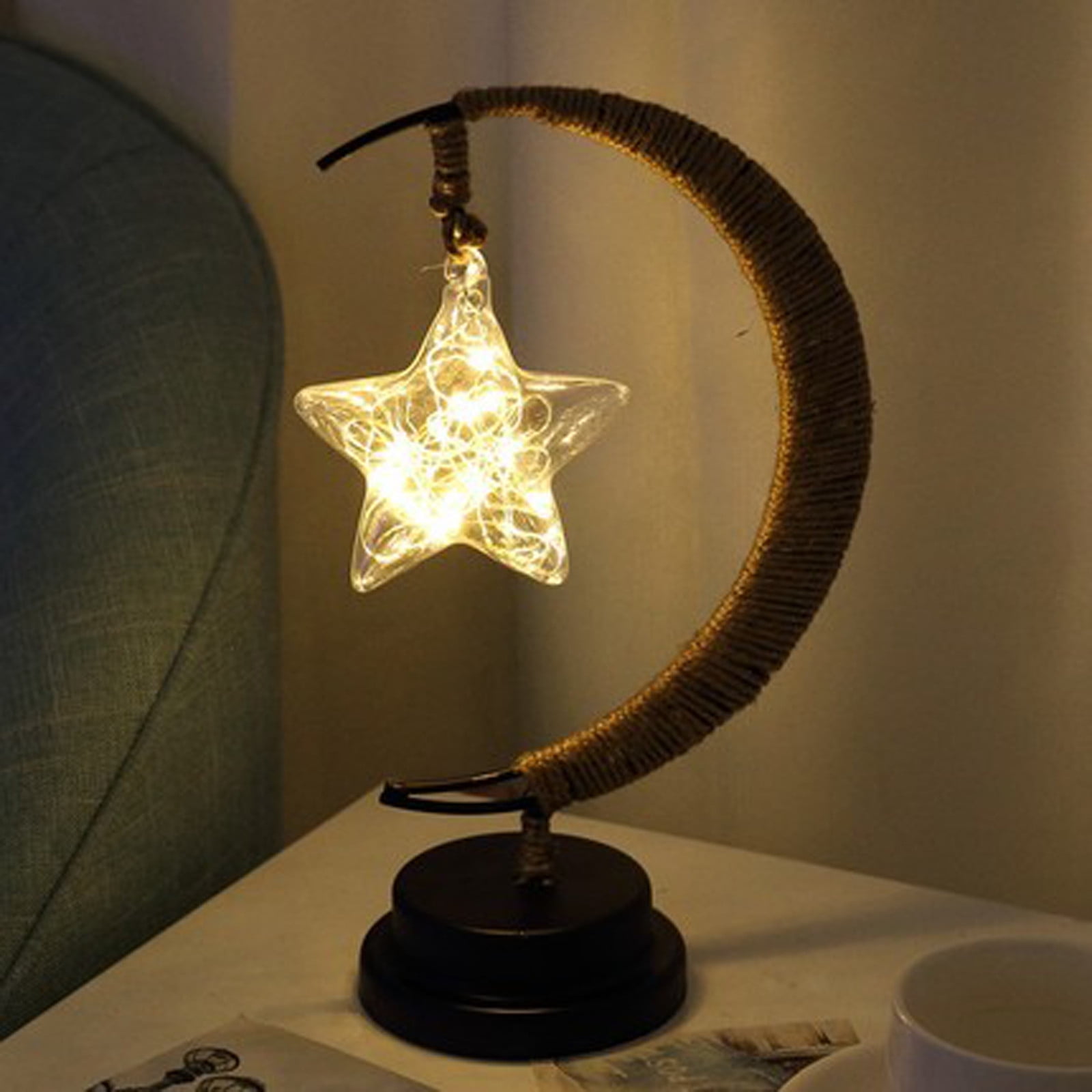 FFENYAN Warm Small Night Light Unique Design LED Decorative Light Star ...