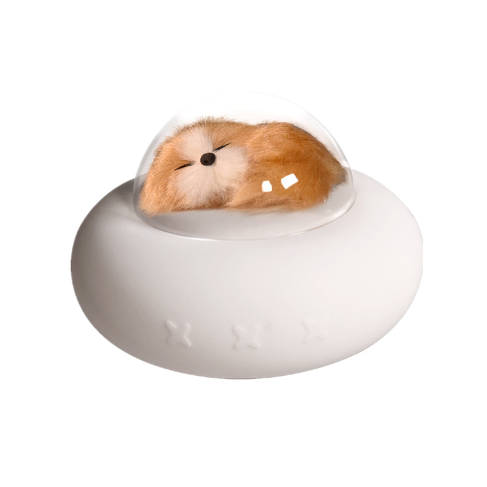 FFENYAN Warm Small Night Light Unique Design Pet Spaceship Night Light ...