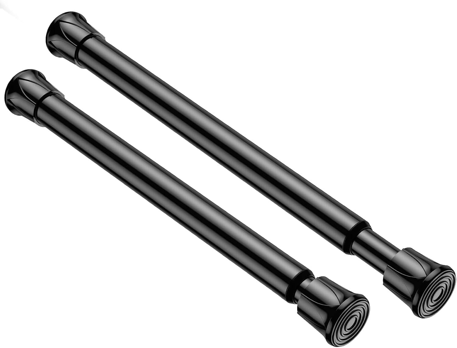 FFHAAD-2 Pack Spring Tension Curtain Rod 8 to 12.5 Inch, DIY Mini ...