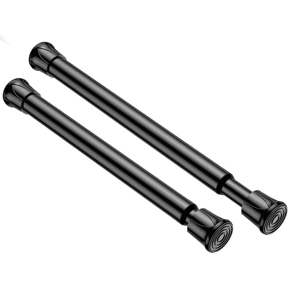 FFHAAD-2 Pack Spring Tension Curtain Rod 8 to 12.5 Inch, DIY Mini ...