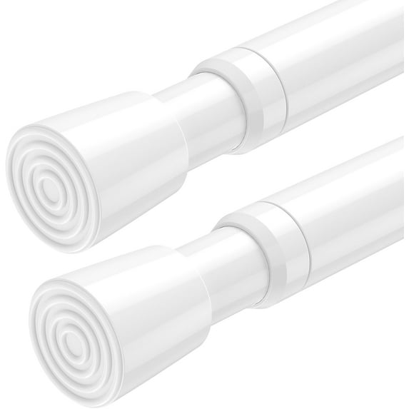 FFHAAD-2 Pack Tension Rods for Windows 26.5 to 36 inch, Adjustable ...