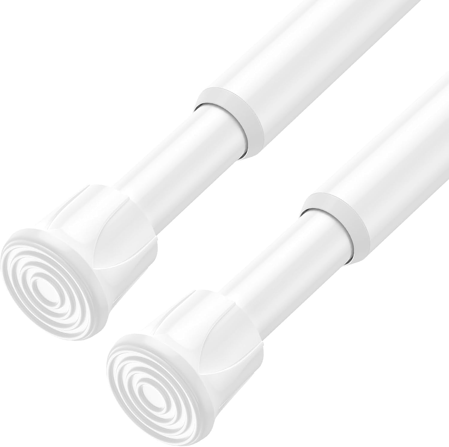 FFHAAD-2 Pack Tension Rods for Windows 28 to 48 inch, Adjustable Short ...