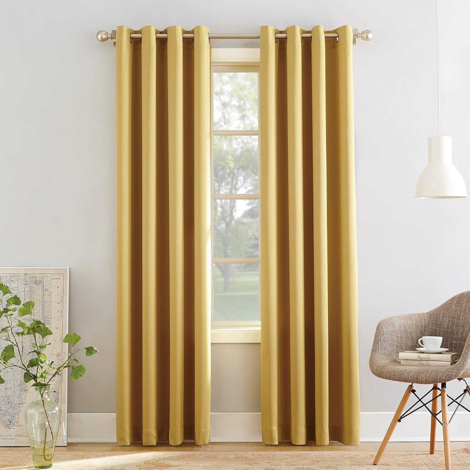 FFHAAD-Barrow Energy Efficient Grommet Curtain Single Panel - Walmart.com