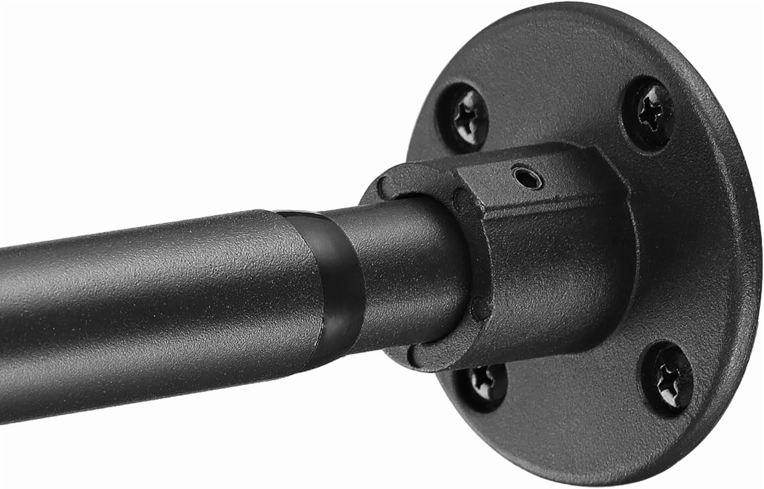FFHAAD-Black Shower Curtain Rod, Adjustable Shower Rod for Bathroom 57 ...