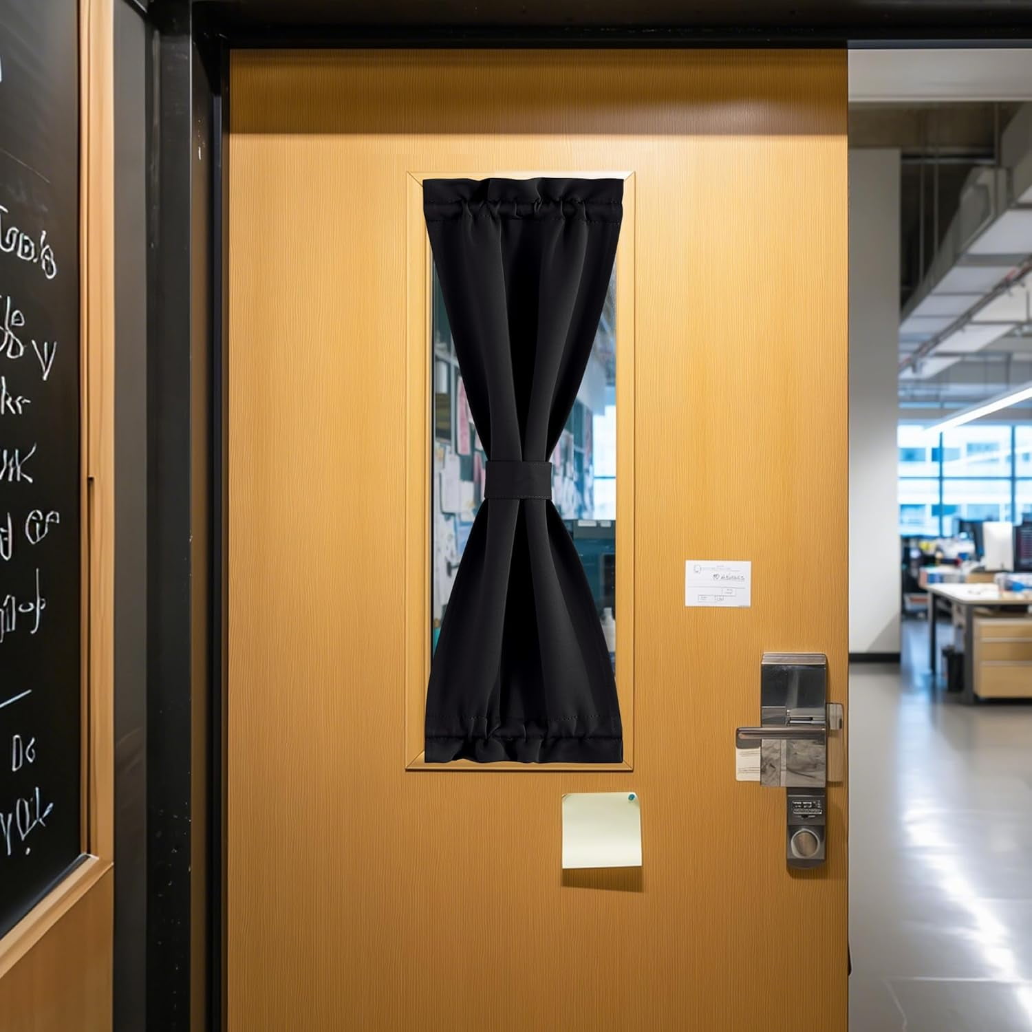 FFHAAD-Classroom Door Window Cover, Blackout Lockdown Shades for ...