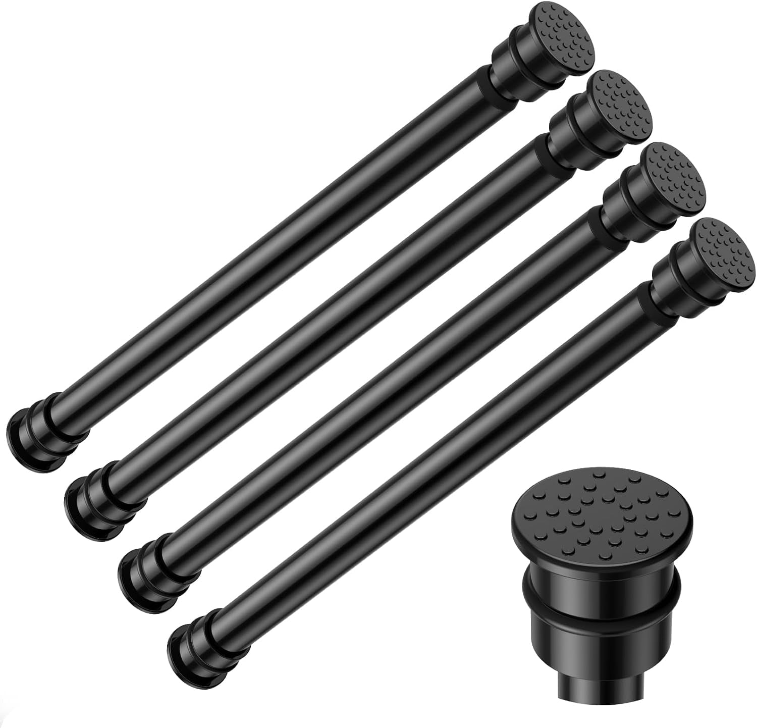 FFHAAD-Fvonzon 4 Pack Small Tension Rods 12-19 Inch, Thin Tension ...