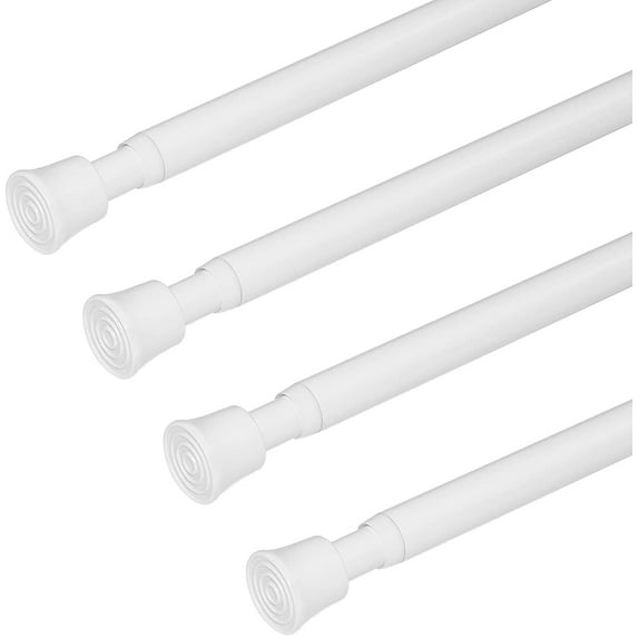FFHAAD-KXLife 4Pcs Small Tension Rod 11 to 17 Inch, Adjustable Thin ...