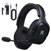 BINNUNE Wireless Gaming Headset with Microphone for PS5 PS4 Switch PC ...