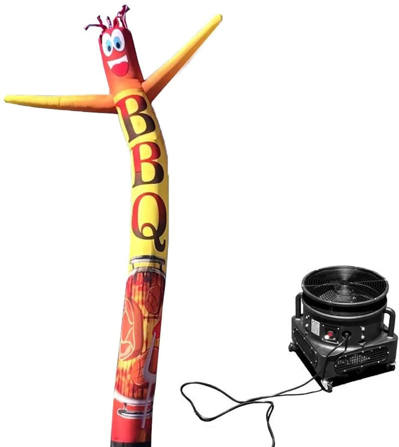 FFN BBQ Restaurant 18 Foot Tall Inflatable Tube Man Air Powered Waving ...