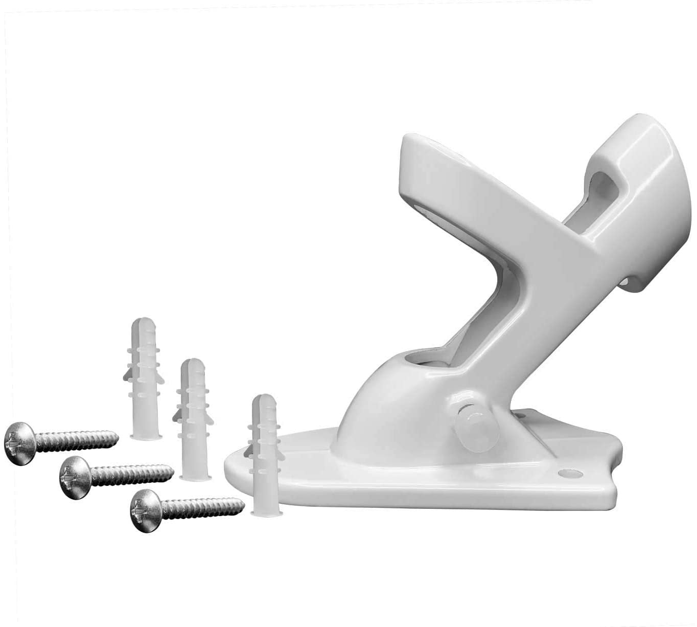 FFN White Flag Pole Holder Bracket Mount with 2 Positions, Great ...