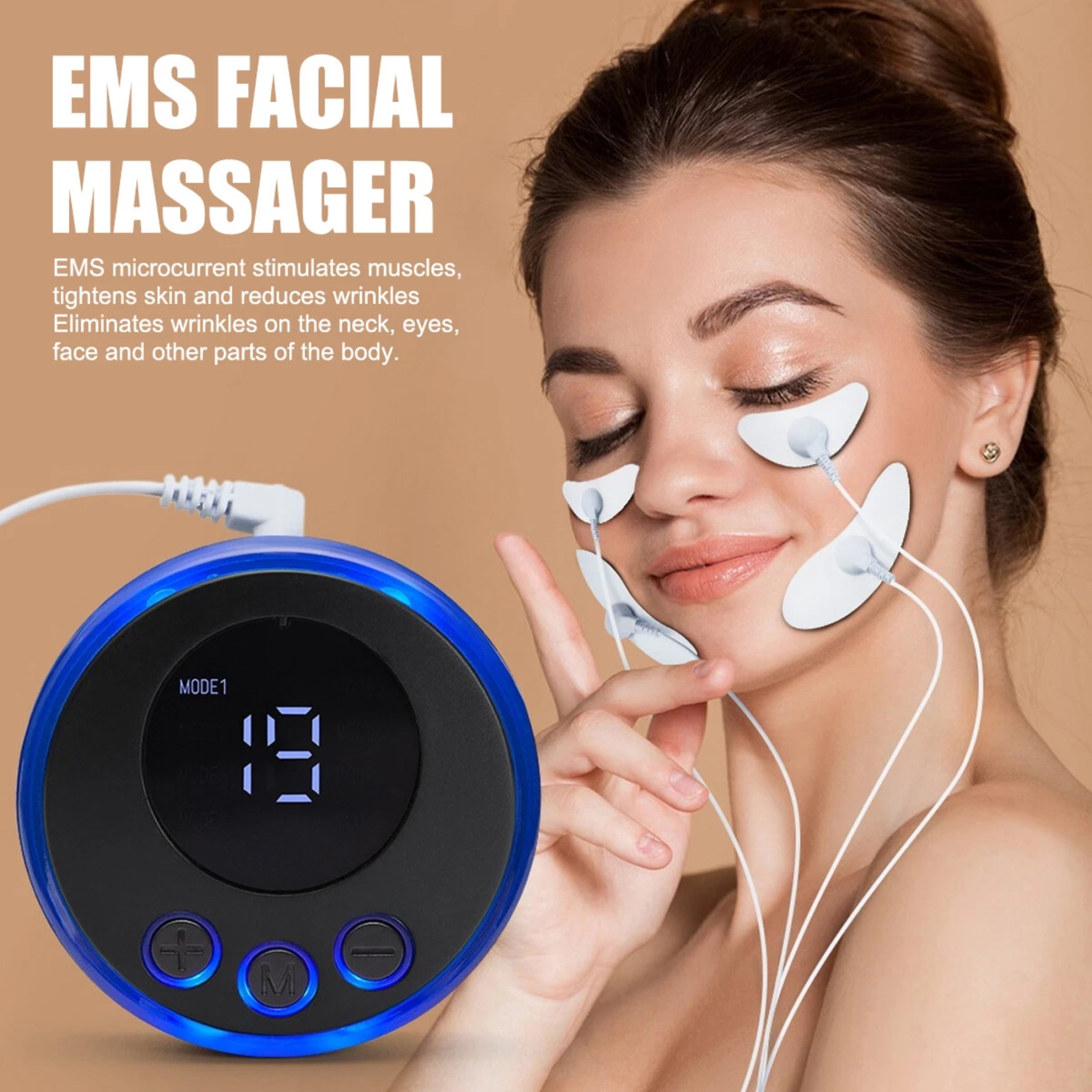 FFORCE Facial Body EMS Muscle Stimulator Electrode Face Beauty Cheek ...