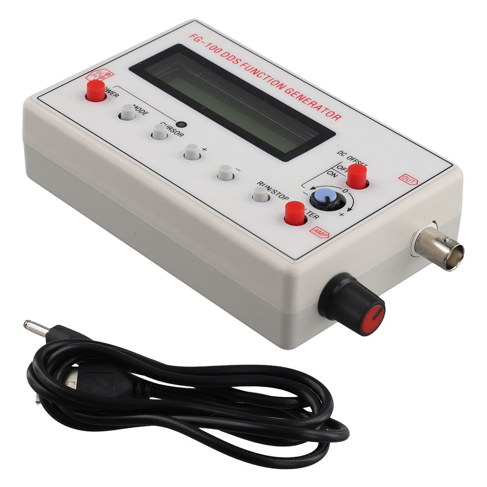 FG-100 DDS Function Signal Generator Frequency Counter 0.01Hz - 500KHz ...