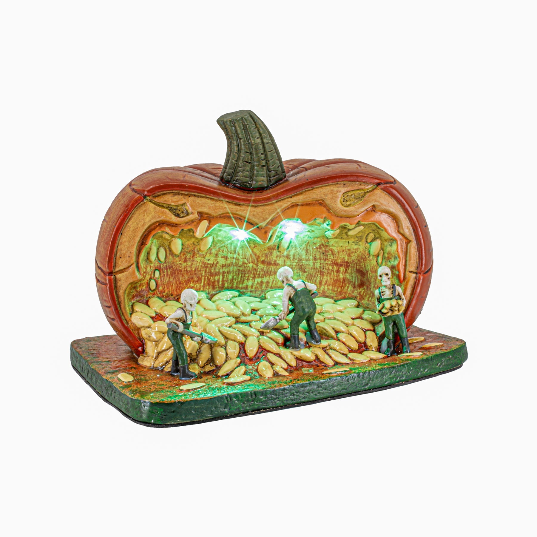 FG Square Gourd Gathering Ghouls Pumpkin Theme Halloween Village ...