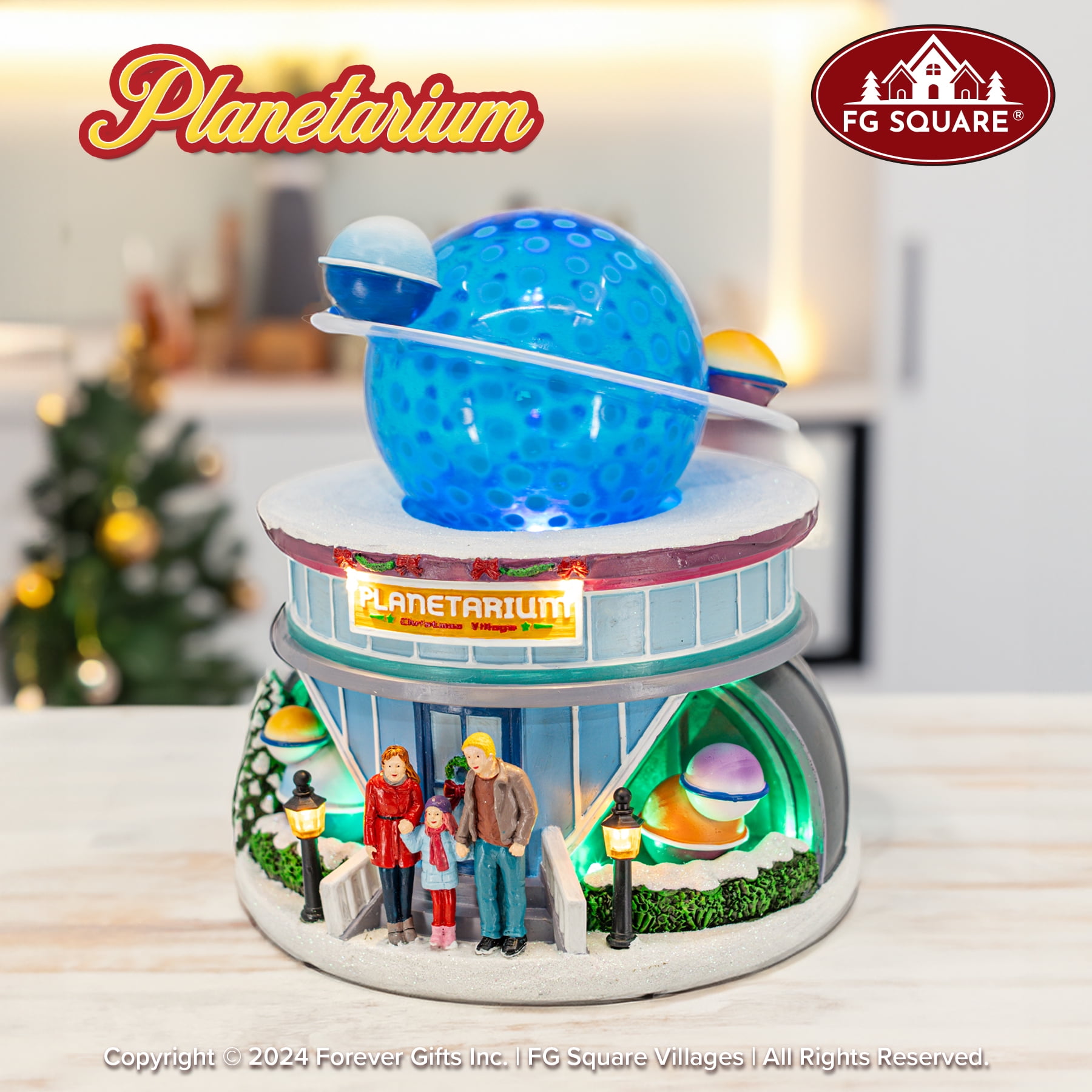 FG Square Planetarium Theatre Theme Celestial Planet Stars Animated ...