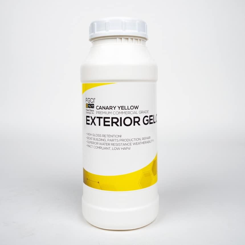 FGCI - 1 Quart Marine Grade Gel Coat for Boat Building, RV Gel Coat ...