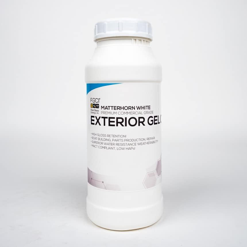 FGCI - 1 Quart Marine Grade Gel coat for Boat Building, RV Gel Coat ...