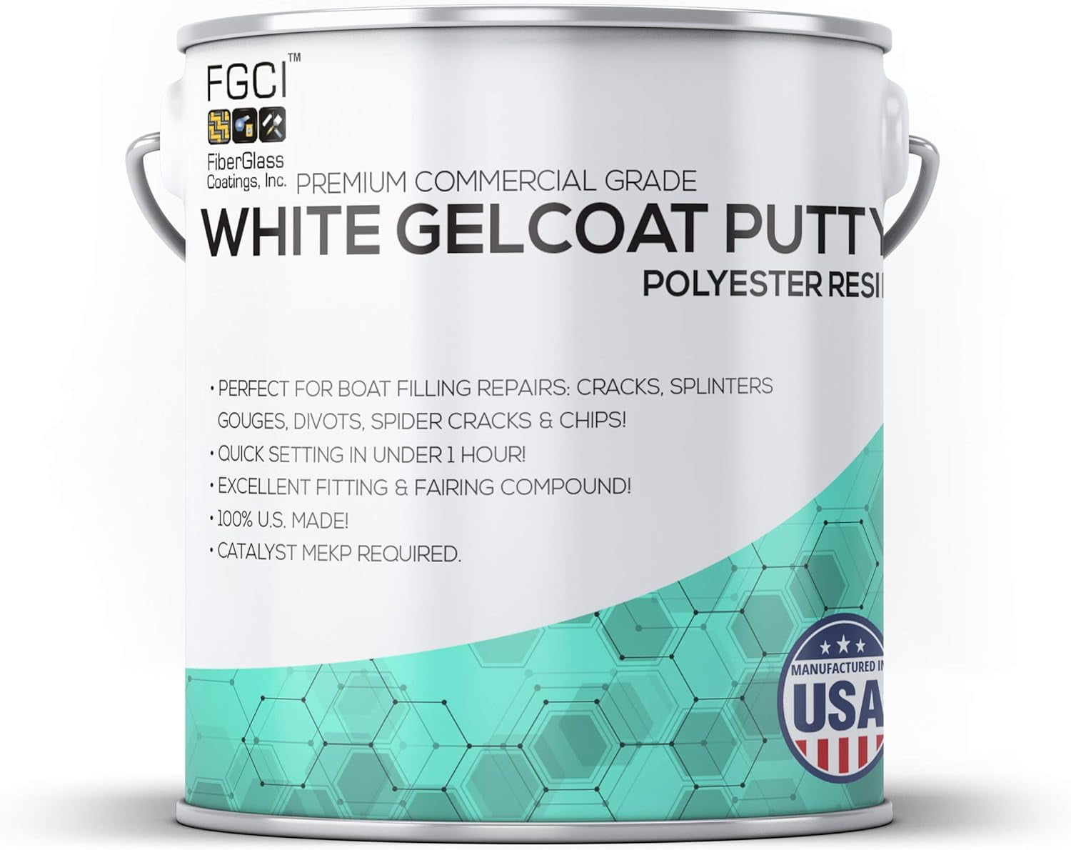 FGCI GELCOAT Repair Putty Filler Fixer & Restoration Fairing Compound ...
