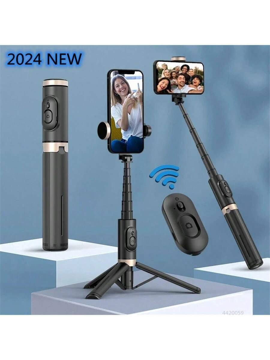 FGCLSY 2024 NEW Bluetooth Selfie Stick Foldable Wireless Tripod With ...