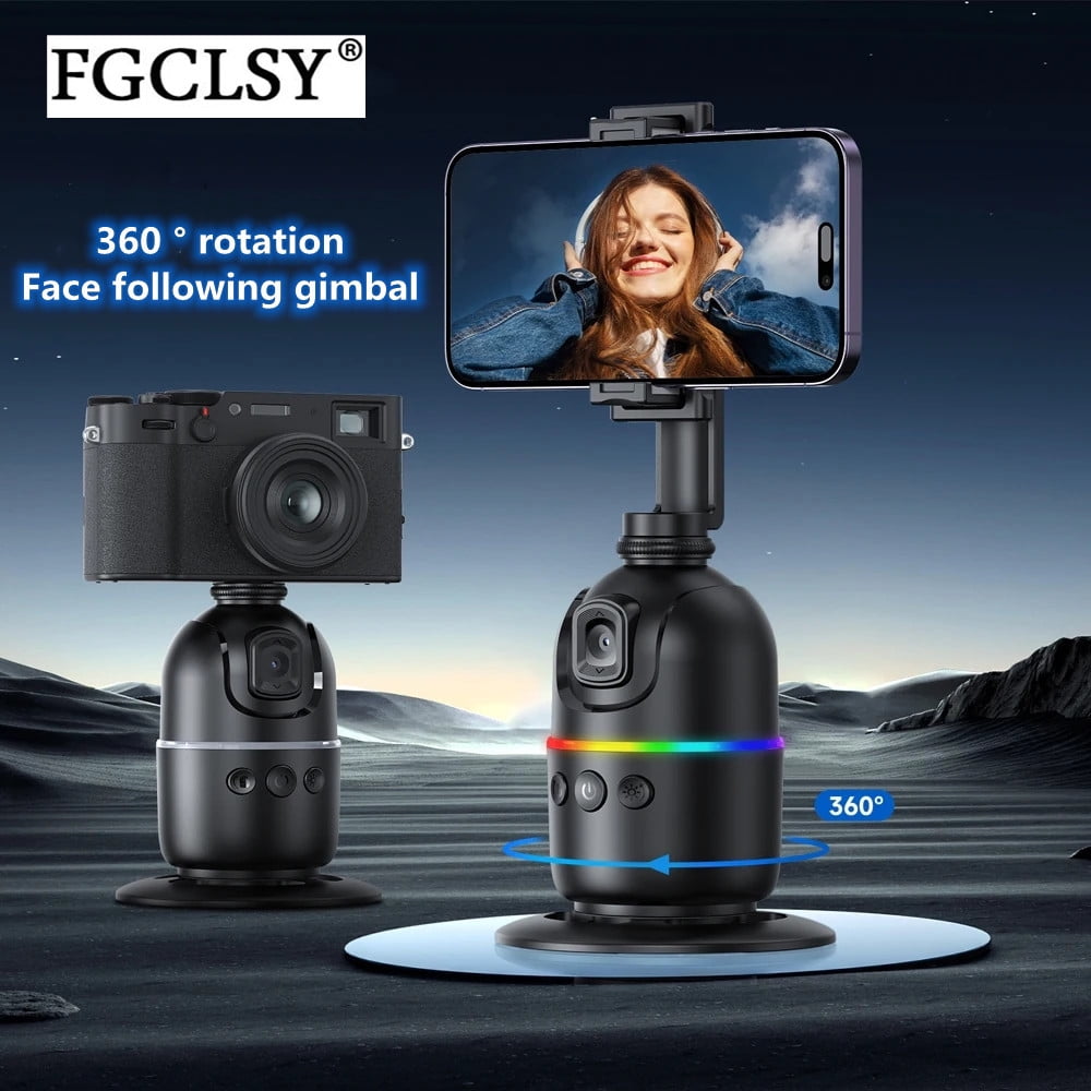 FGCLSY AI Smart Gimbal 360° Face Tracking - All-in-One Mobile Video ...